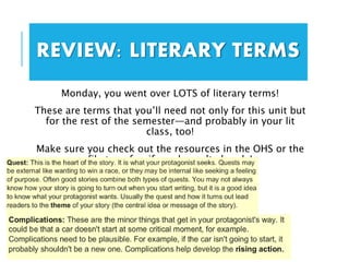 CW_Elements of Plot_Quiz Review | PPTX