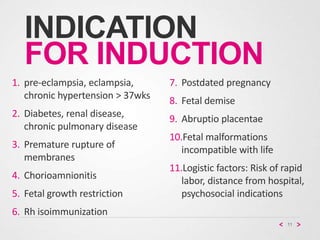 induction of labor - A Clinical Case Discussion | PPTX