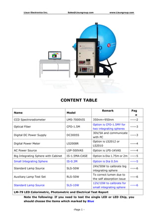 Ccd spectroradiometer-integrating-sphere-compact-system-for-led-7000vis ...