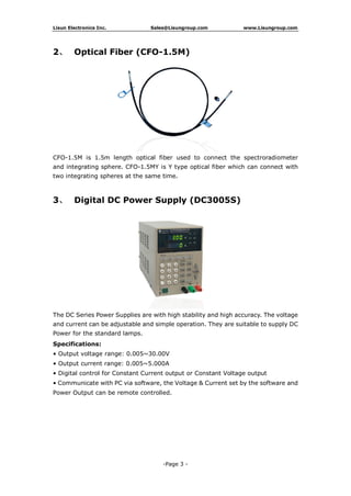 Ccd spectroradiometer-integrating-sphere-compact-system-for-led-7000vis ...