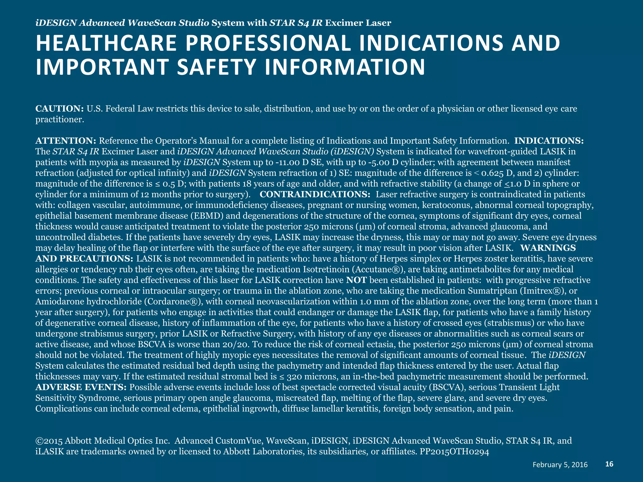 iDESIGN Patient Education Presentation (1) | PPTX