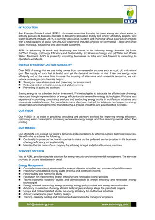 AEPL-Profile-EA | PDF