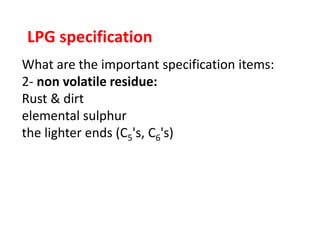 LPG specifications for candidates | PDF