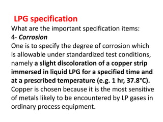 LPG specifications for candidates | PDF