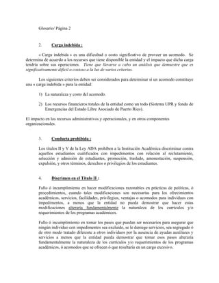 ADA Acomodo | PDF