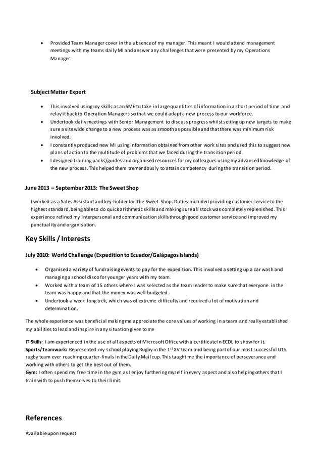 jason cv | DOCX | Business Administration | Business