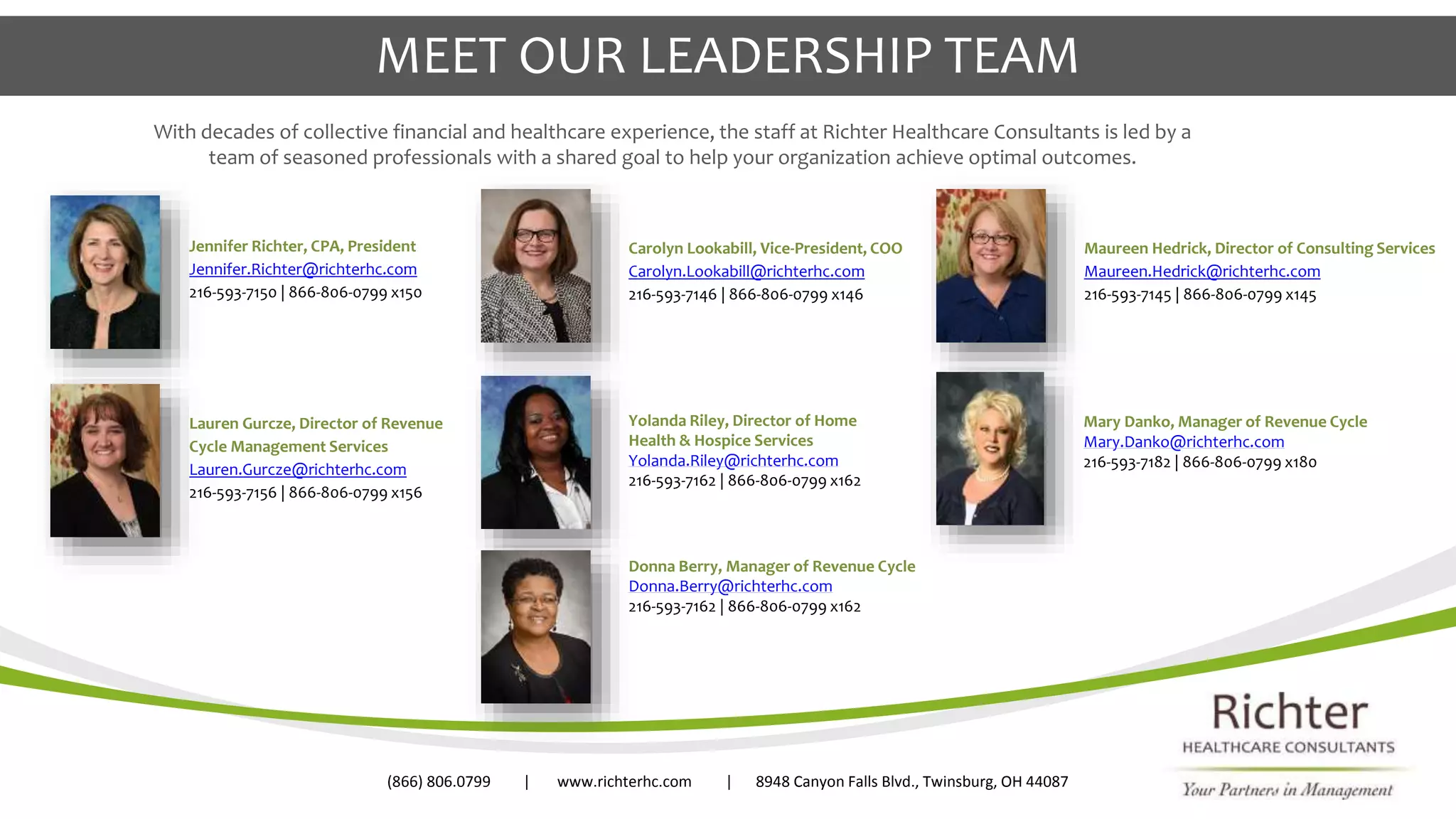 Introduction to Richter Healthcare Consultants | PPTX