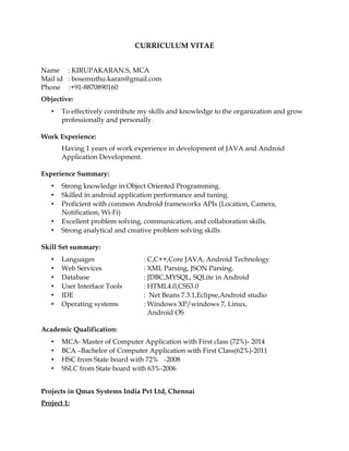 Kirupa_Resume | PDF