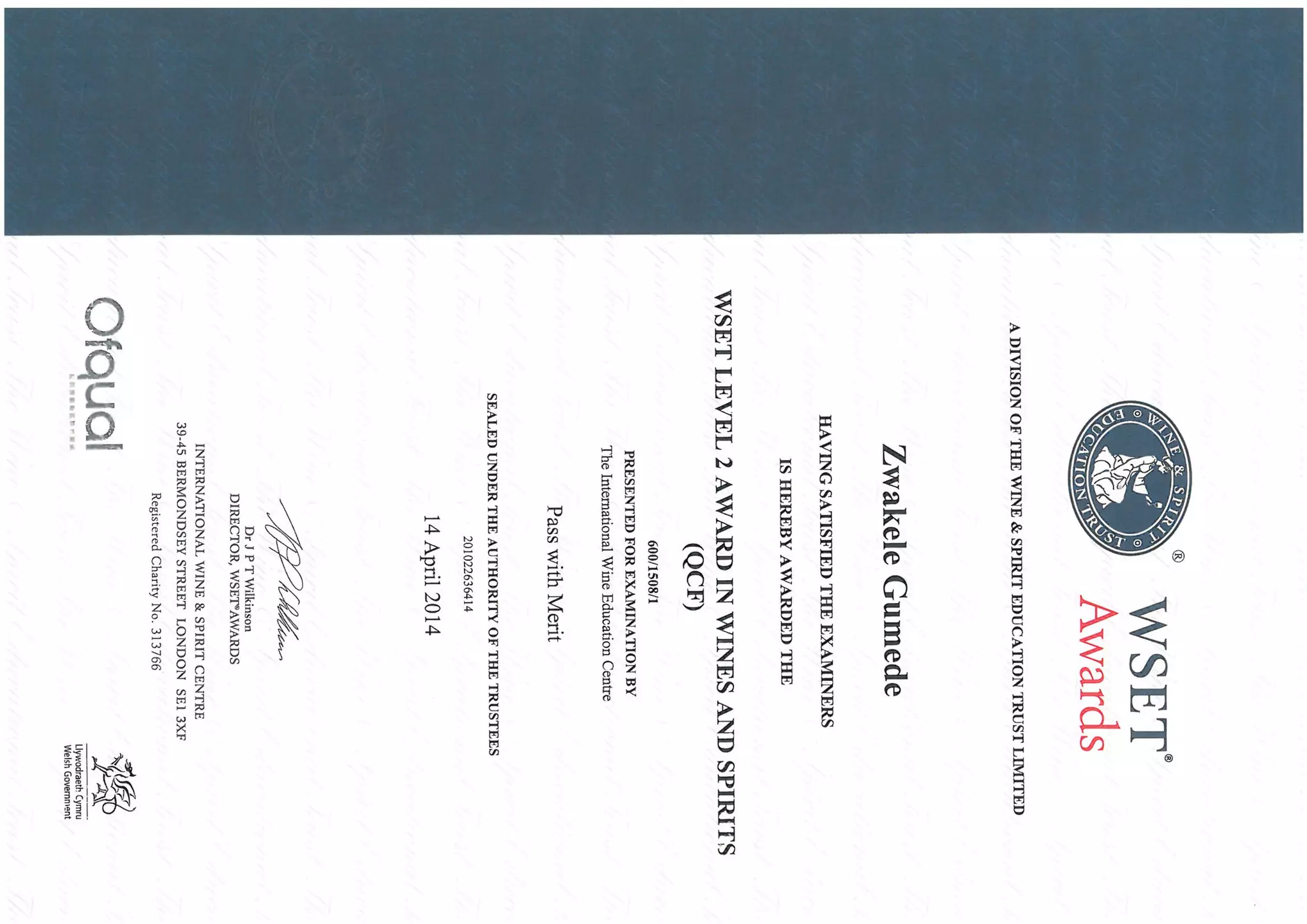 WSET Level 2 Certificate | PDF