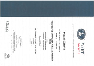 WSET Level 2 Certificate | PDF
