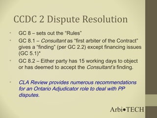 CCDC 2 Dispute Resolution | PPT
