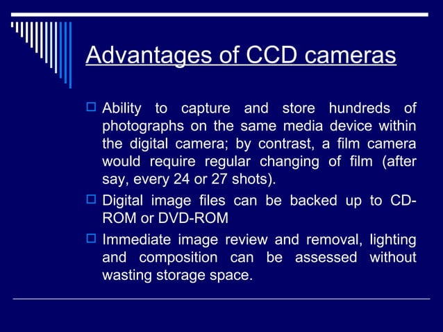 CCD (Charge Coupled Device) | PPT