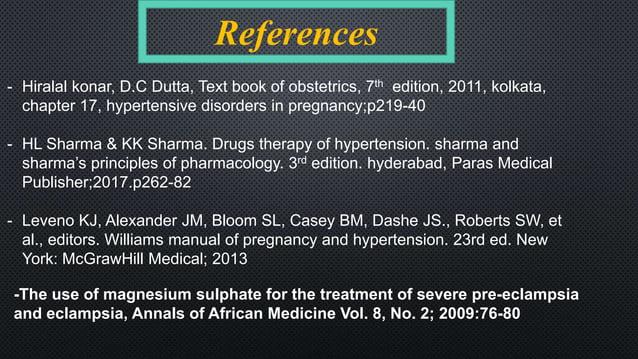 Clinical case discussion - Eclampsia | PPTX