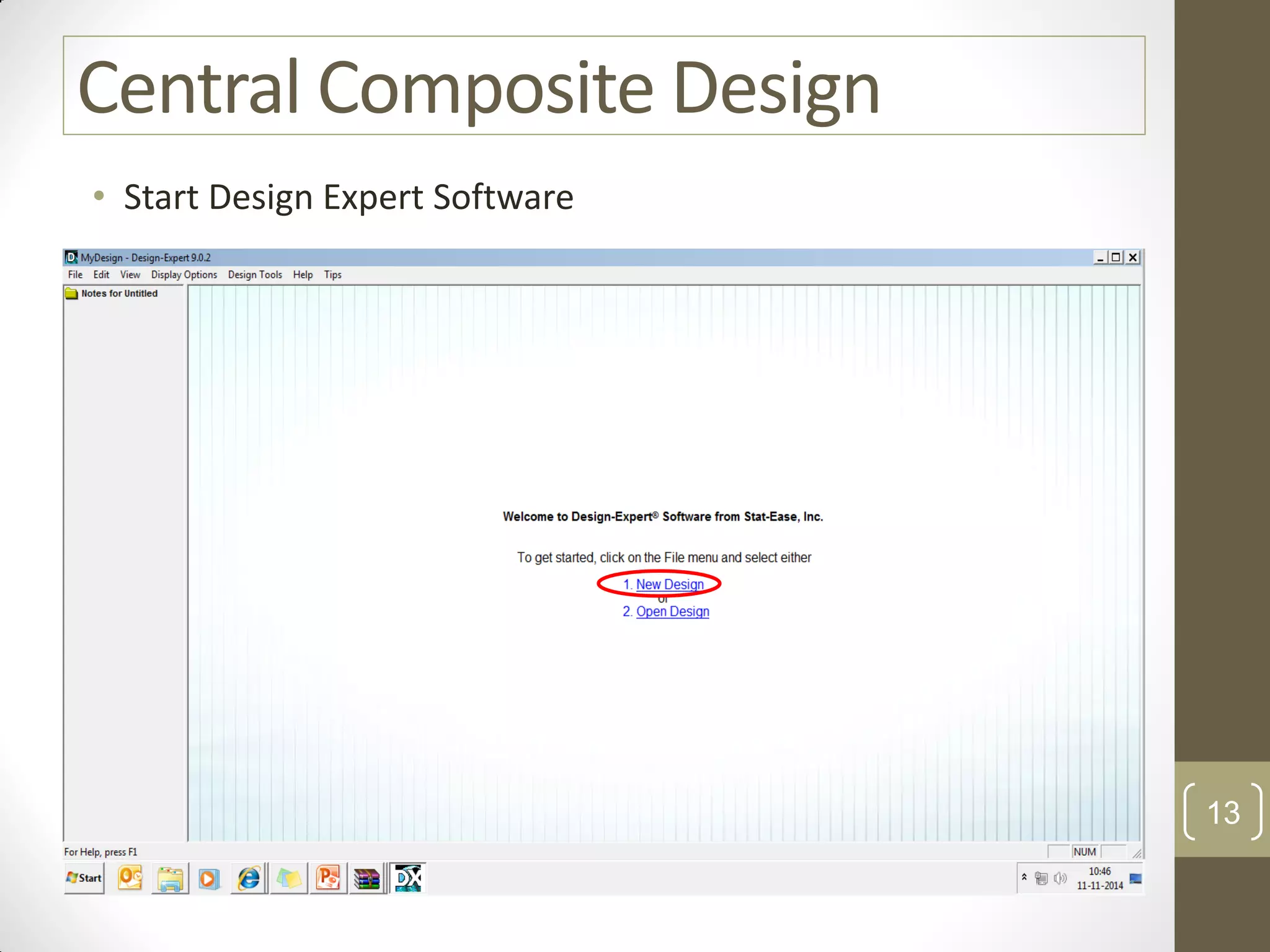 Central Composite Design | PDF
