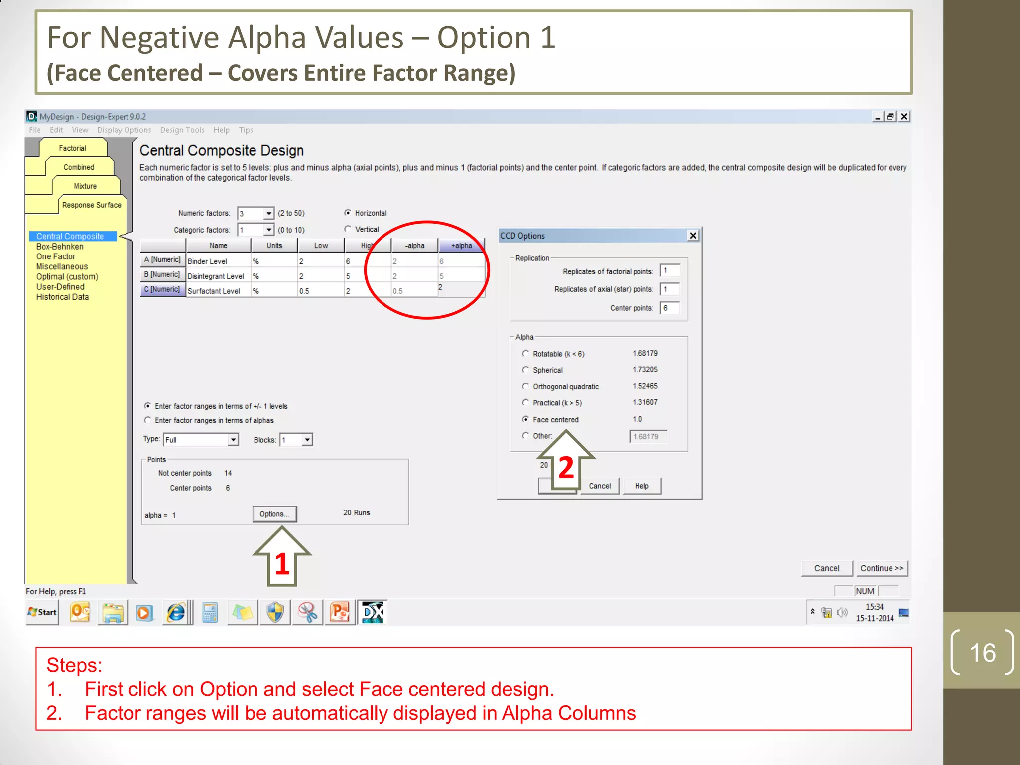 Central Composite Design | PDF