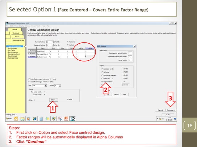 Central Composite Design | PDF
