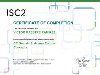 International Information System Security Certification Consortium (ISC2) - Certified in ...