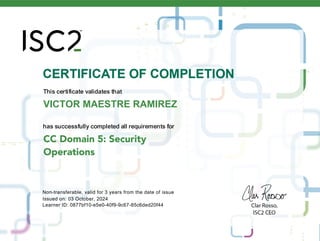 International Information System Security Certification Consortium ...