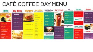 CAFE COFFEE DAY | PPT