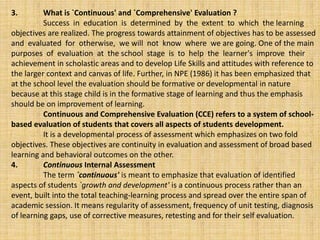 CONTINIOUS AND COMPREHENSIVE ASSESSMENT IN EDUCATION | PPTX