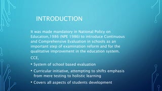 Continuous and comprehensive evaluation | PPT