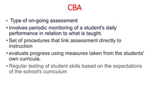 CCE, Assessment, Evaluation, Types of Assessment | PPT