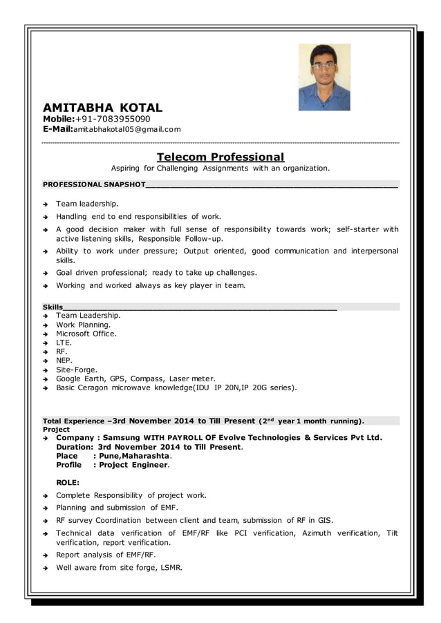 RESUME_AMITABHA KOTAL | PDF