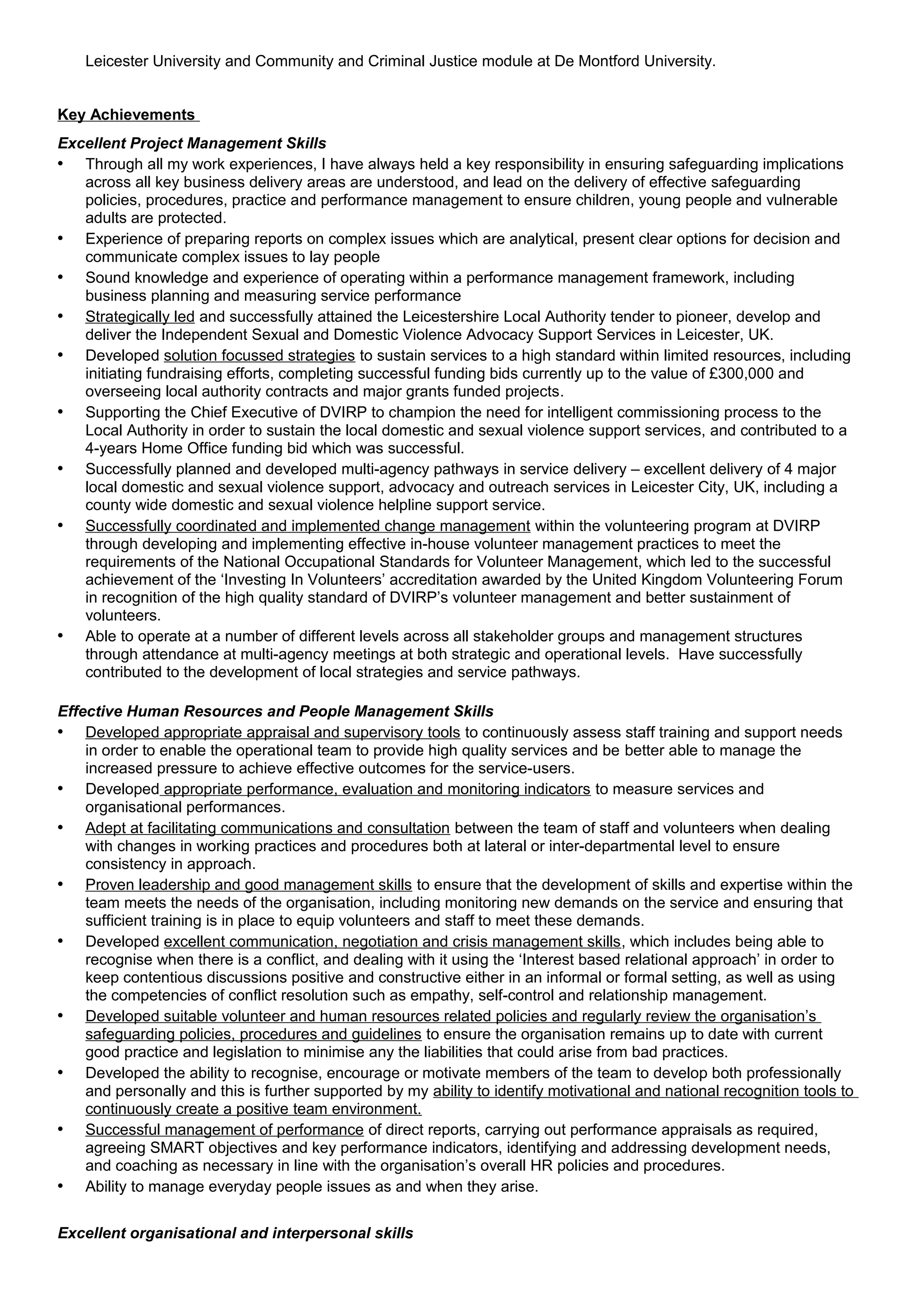 Ms Mega Arumugam training cv | DOC