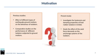 base isolation for bridges - long duration shaking | PPT