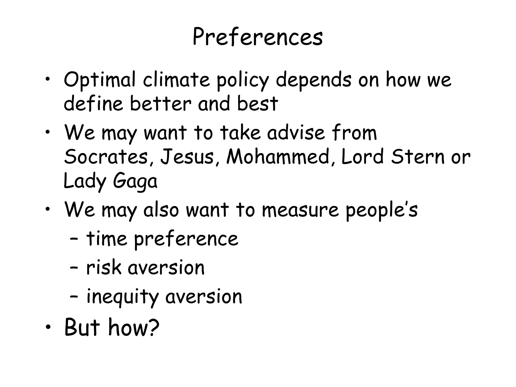 Measuring social preferences | PPTX