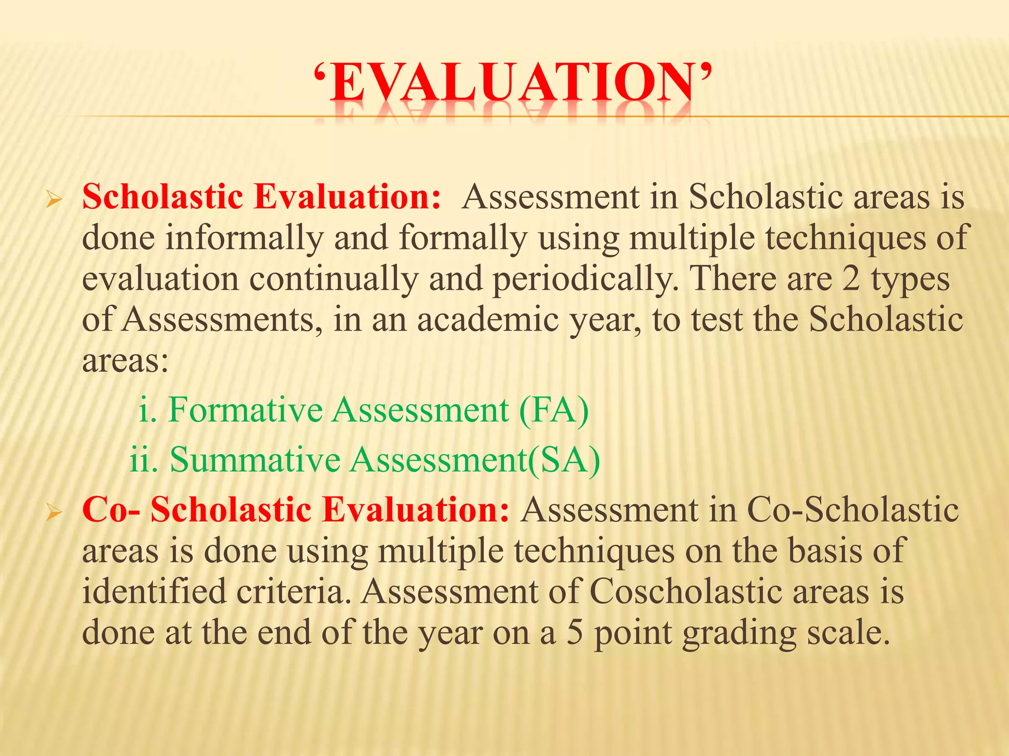 CONTINUOUS AND COMPREHENSIVE EVALUATION(CCE) | PPTX