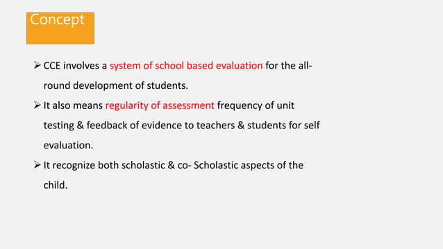 continuous comprehensive evaluation | PPT
