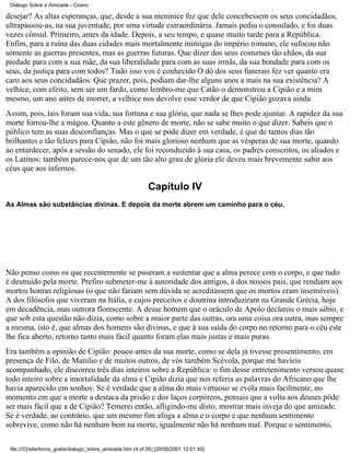 CÍCERO, Marco Túlio. Diálogo sobre a amizade (Laelius de amicitia) | PDF