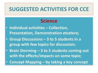 Cce workshop on science | PPTX | Chemistry | Science