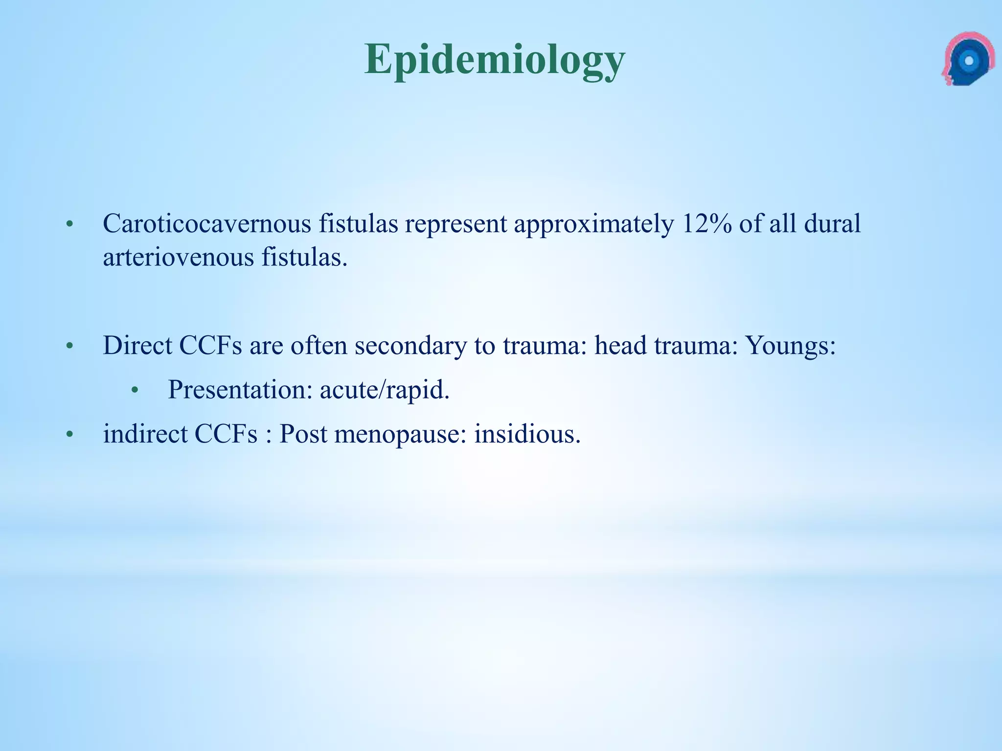 Caroticocavernous fistula CCF | PPTX