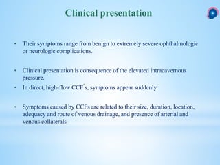 Caroticocavernous fistula CCF | PPTX