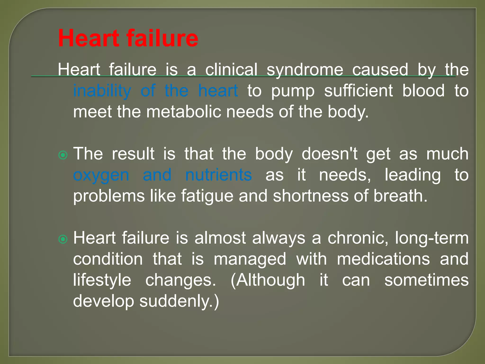 Congestive Heart Failure | PPTX