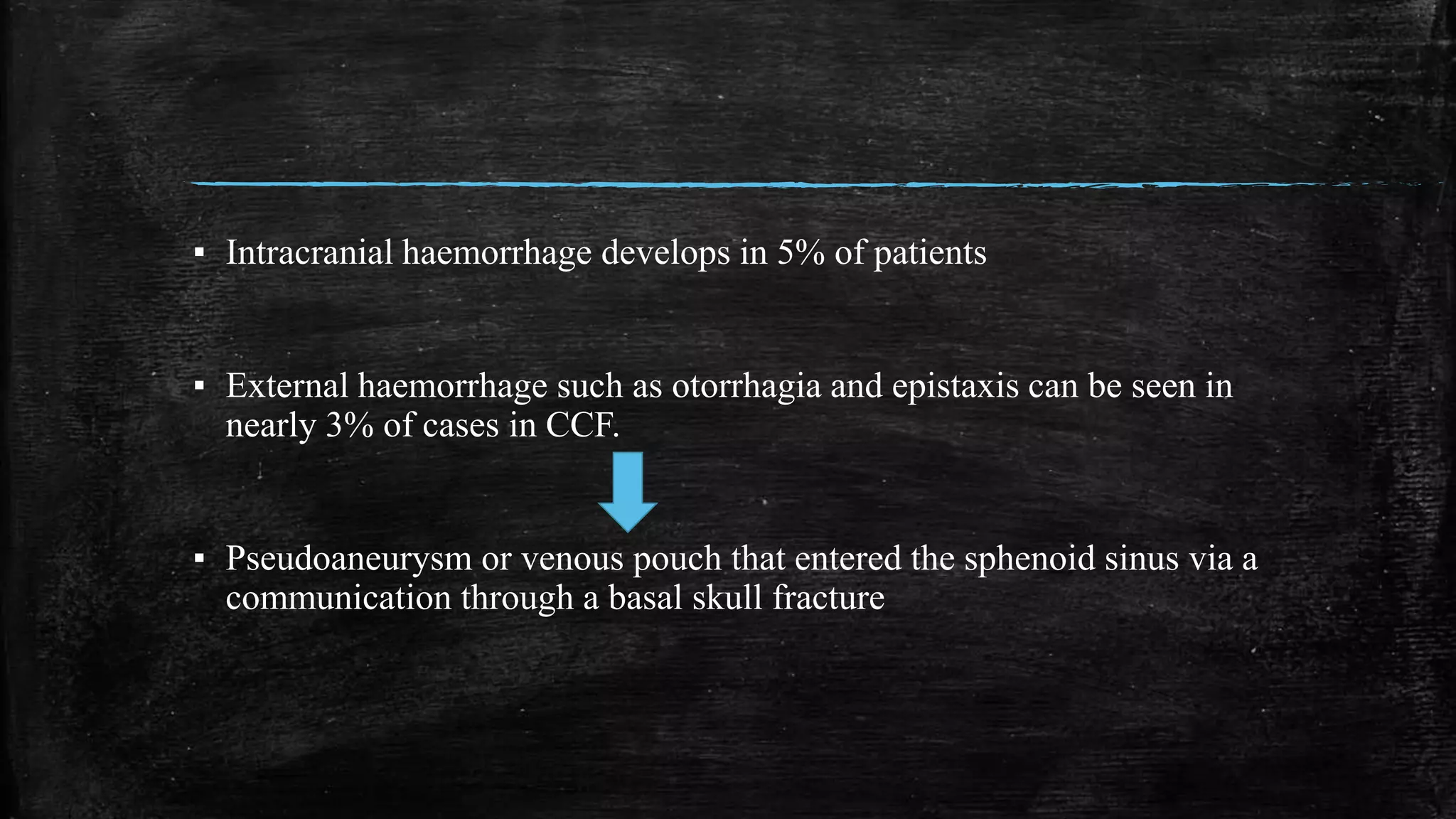 Carotid cavernous fistula | PPTX