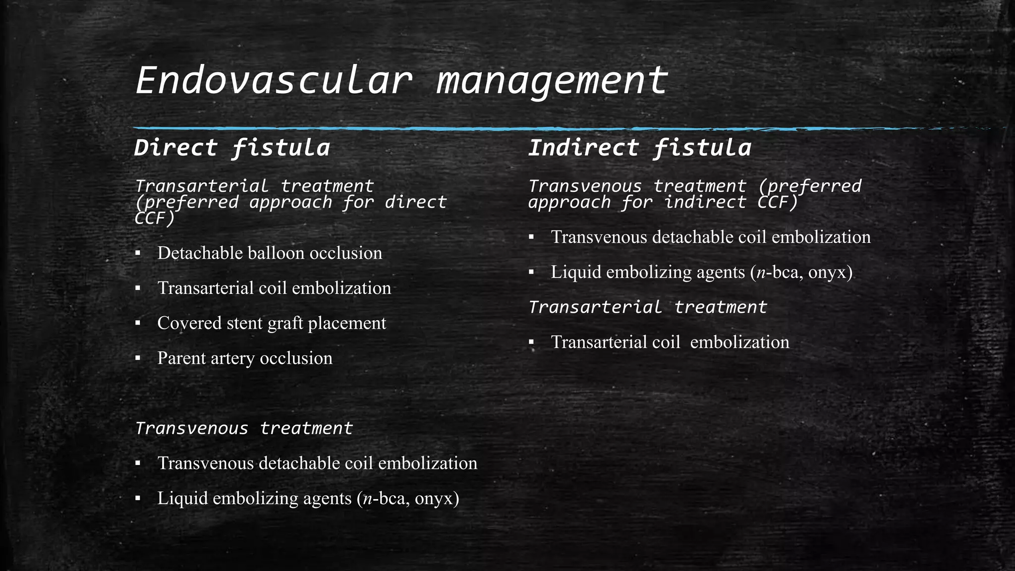 Carotid cavernous fistula | PPTX