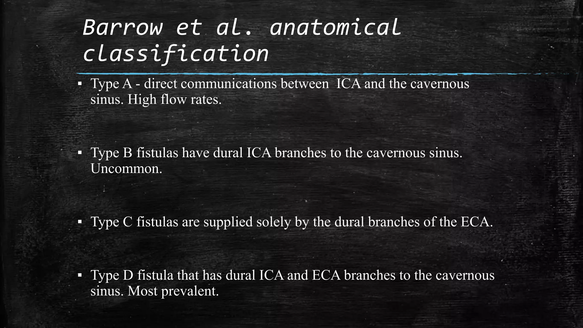 Carotid cavernous fistula | PPTX