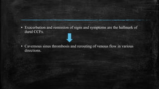 Carotid cavernous fistula | PPTX