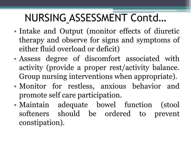 CCF cardiac nursing including pathophysiology and nursing diagnosis ...