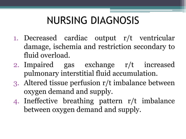 CCF cardiac nursing including pathophysiology and nursing diagnosis ...
