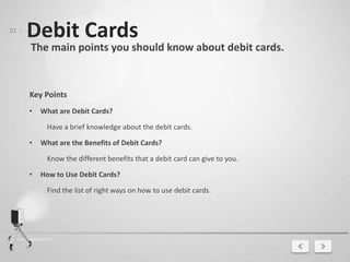 Debit Cards | PPTX | Credit Cards | Personal Debt