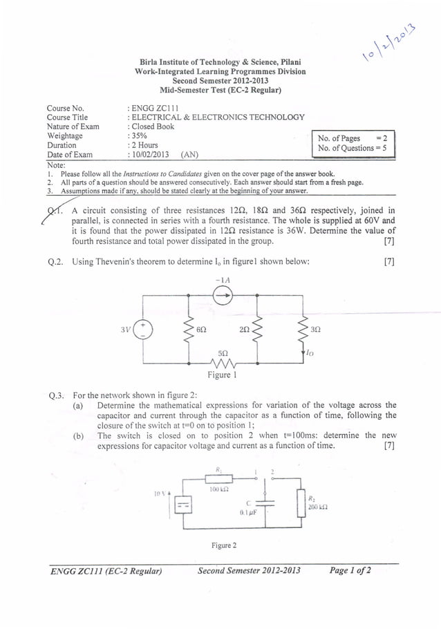 BITS QUESTIONS PAPERS | PDF