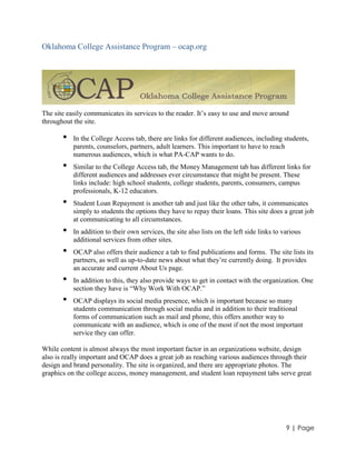 PA-CAP IMC PLAN - FINAL 4-21-15 | PDF | Student Financial Aid ...