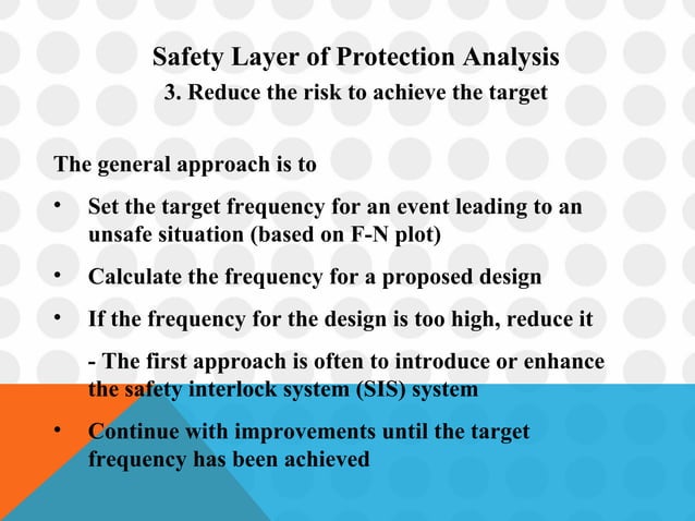 LAYER OF PROTECTION ANALYSIS | PPT | Civil Engineering Industry ...