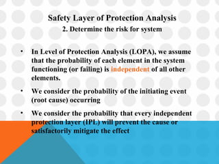 LAYER OF PROTECTION ANALYSIS | PPT