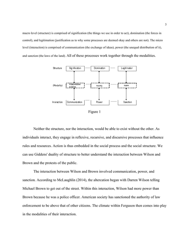 Structuration and Ferguson | PDF
