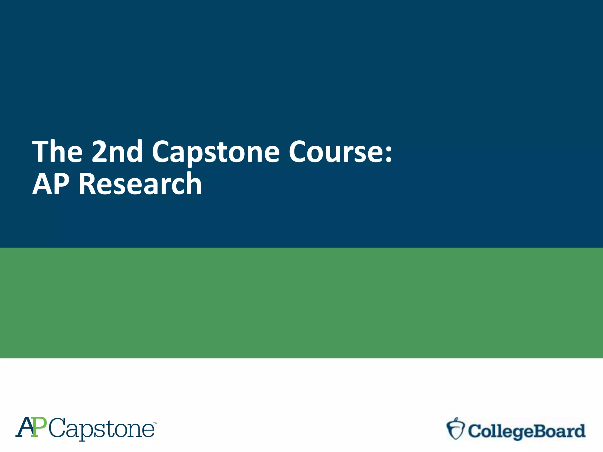 Showcase AP Research to Students | PPTX